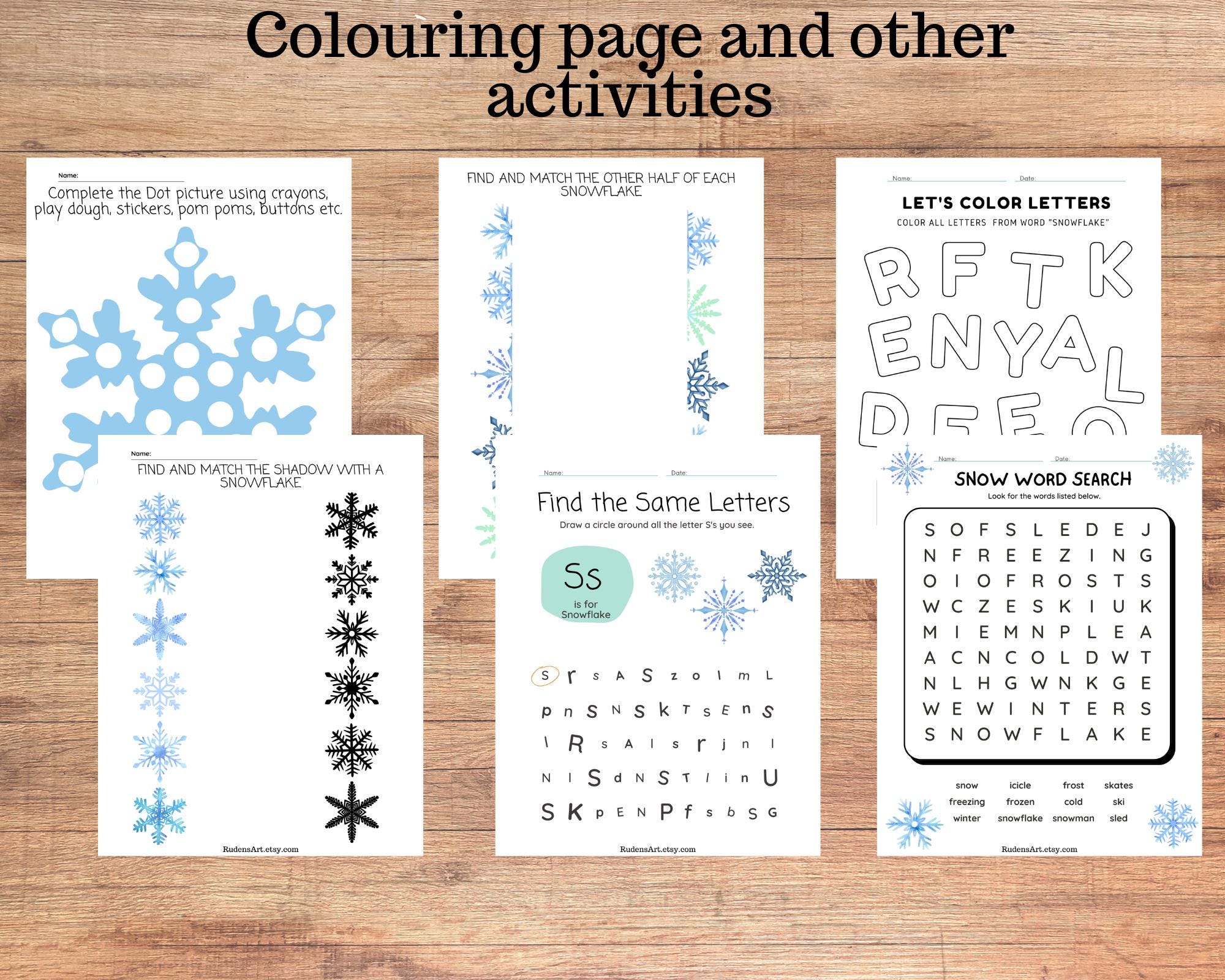 Snow Unit Study, Snowflake Anatomy, Snow Life Cycle, Snowflakes Three ...