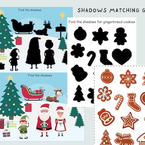 Christmas Busy Book for Toddlers, Winter Printable Quiet Book ...