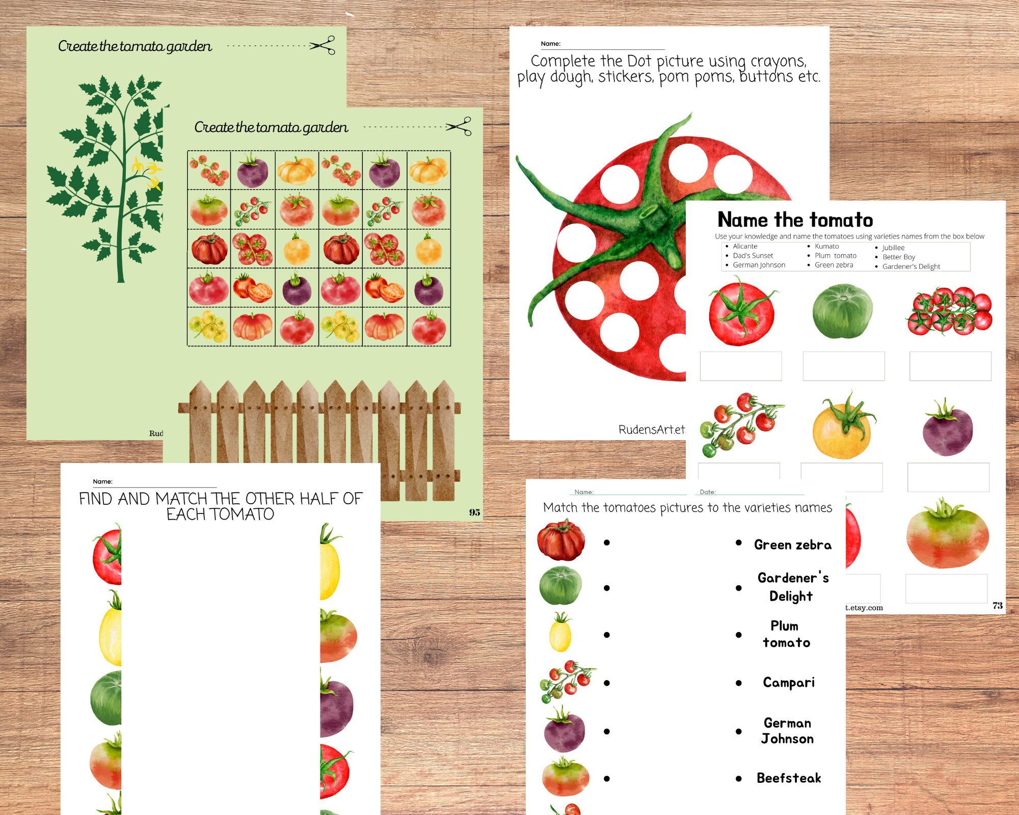 Tomato Unit Study, Tomato Anatomy and Life Cycle, Tomato Varieties ...