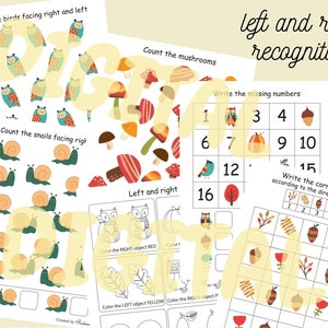 Autumn Preschool Worksheets for Kids, Fall Busy Book Printable ...
