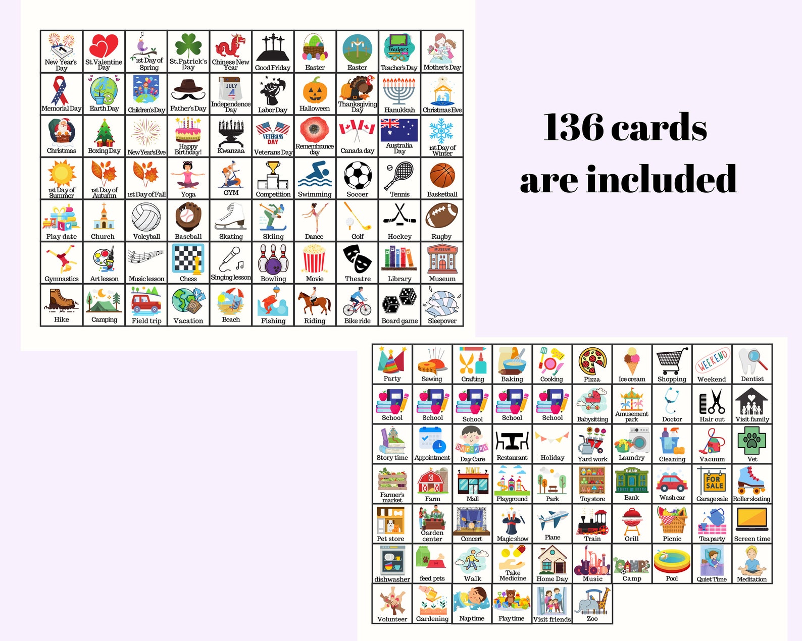 Kids Weekly Planner Custom Weekly Kids Calendar Visual - Etsy