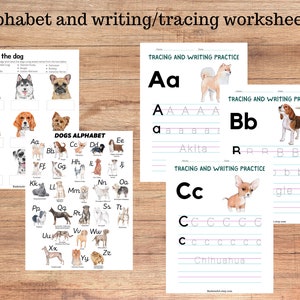 Dogs Unit Study, Dog Anatomy and Dog Breeds Three-part Cards, Math ...