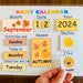 Kids Calendar With Weather and Emotion Chart as a Montessori Materials ...