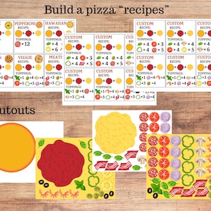Build a Pizza, Make a Pizza, Pizza Shop Pretend Playset, Pizzeria ...