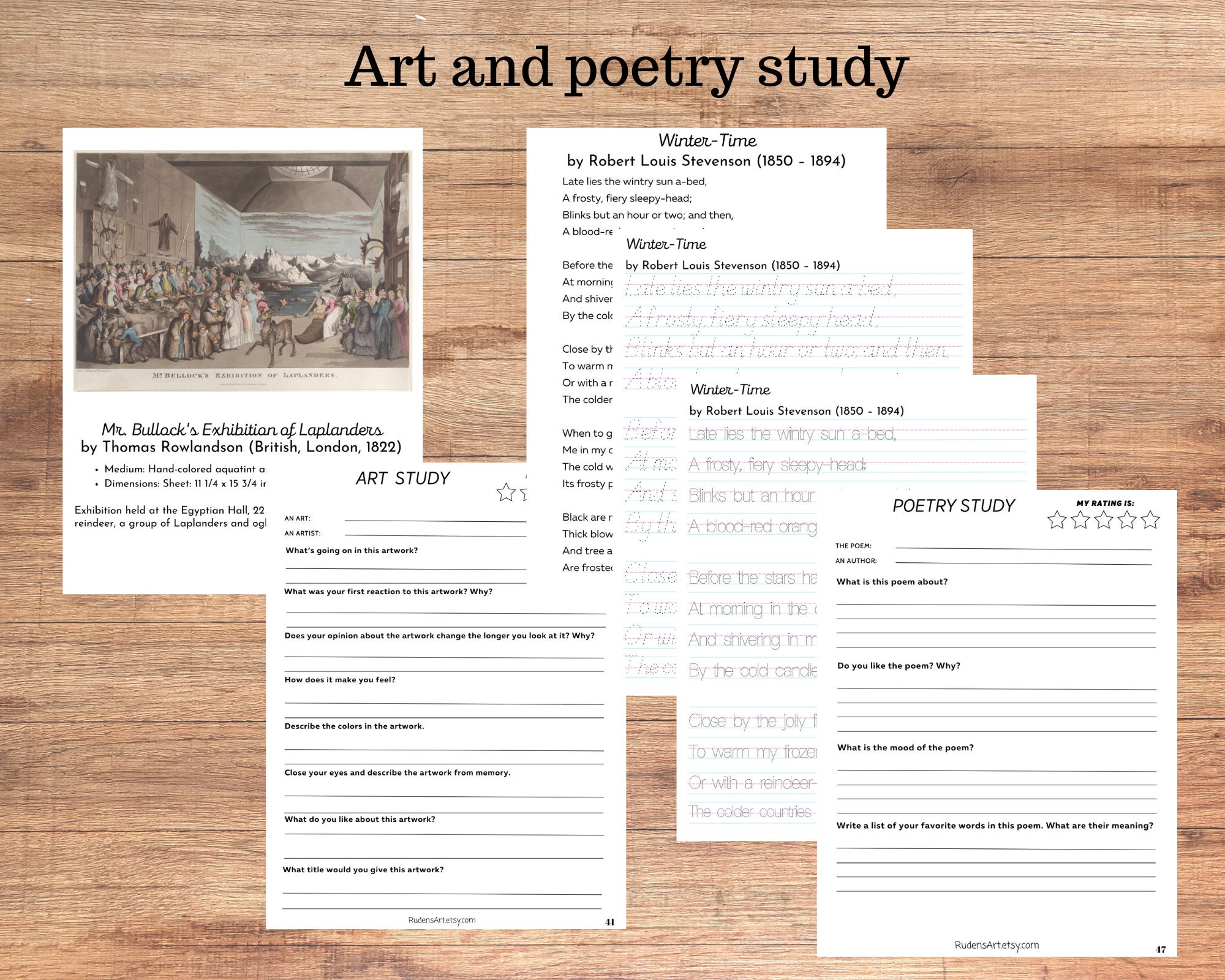 Reindeer Unit Study, Reindeer Anatomy, Caribou Life Cycle, Art, Poetry ...