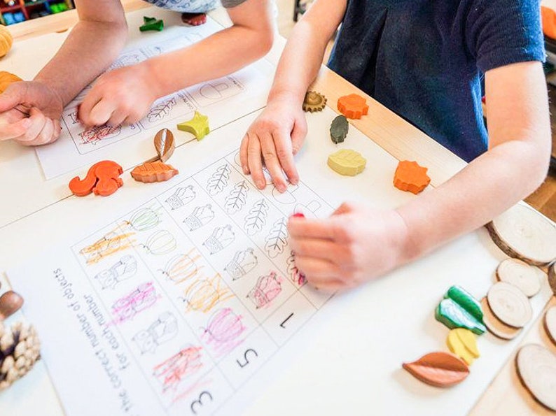 Autumn Preschool Worksheets for Kids Fall Busy Book - Etsy Canada