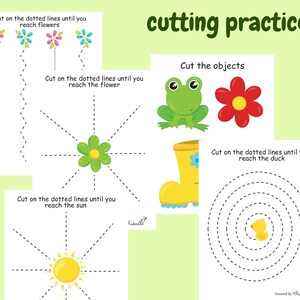 Spring Preschool Worksheets for Kids, Spring Busy Book Printable ...