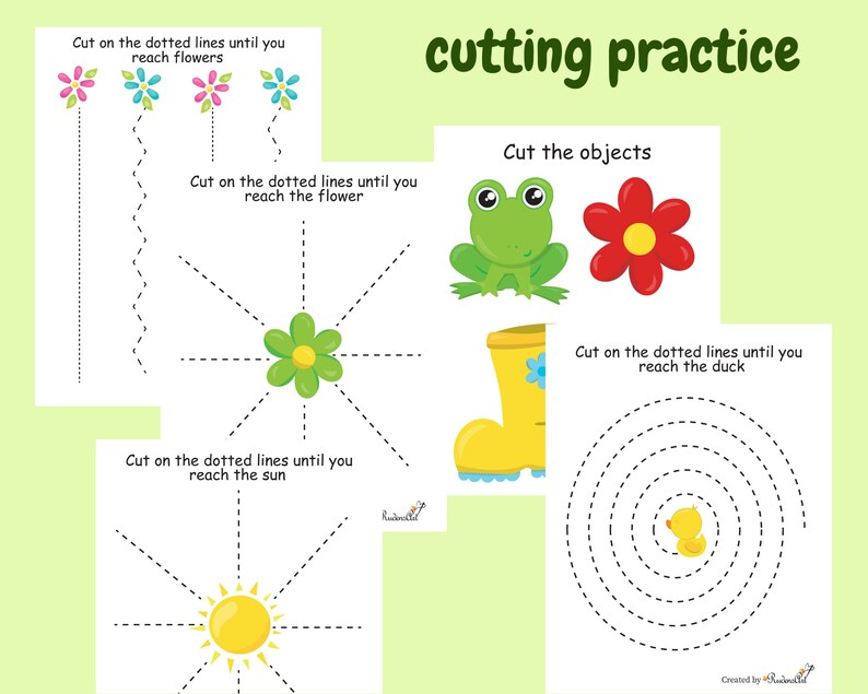 Spring Preschool Worksheets for Kids, Spring Busy Book Printable ...