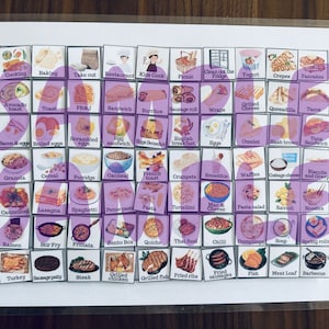 Kids Meal Planner, Visual Weekly Meal Calendar, Kids Menu Template ...