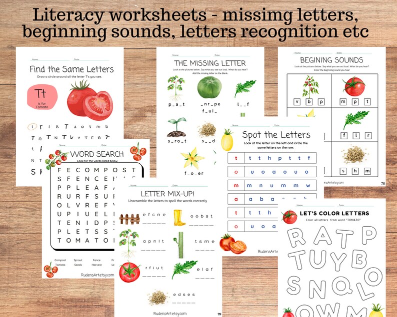 Tomato Unit Study, Tomato Anatomy and Life Cycle, Tomato Varieties ...