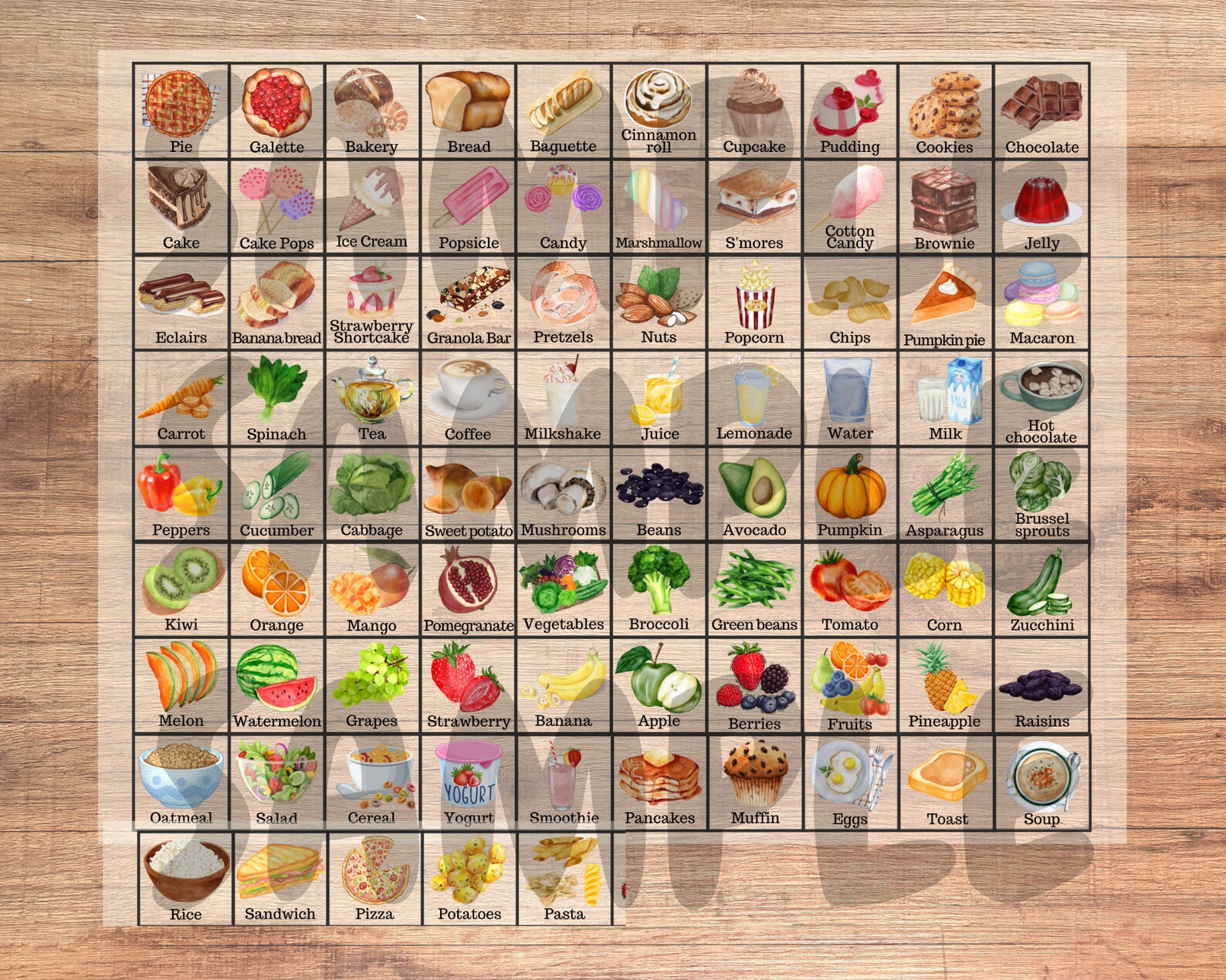 Kids Meal Planner Visual Weekly Meal Calendar Kids Menu - Etsy