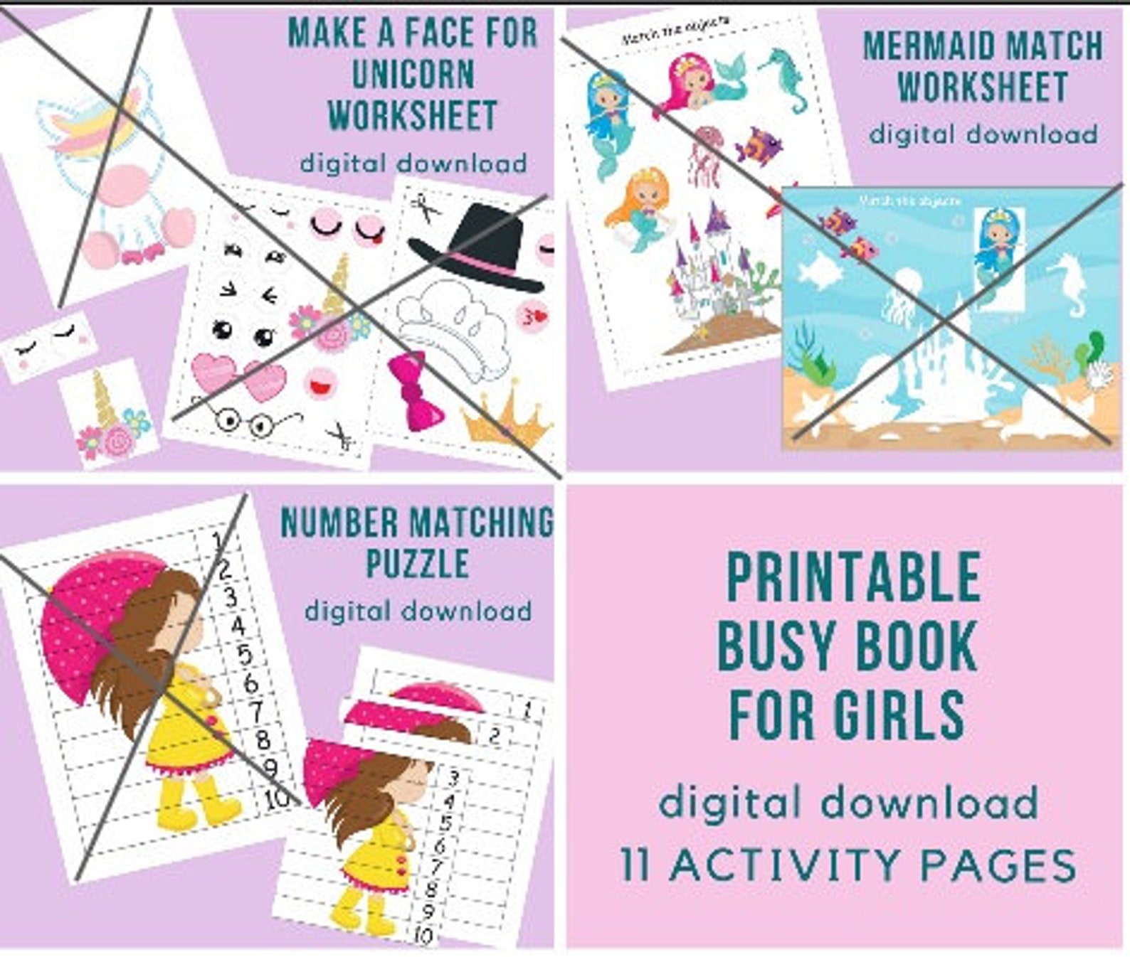 Printable Busy Book 2 for Toddlers Printable Quiet Book - Etsy Canada