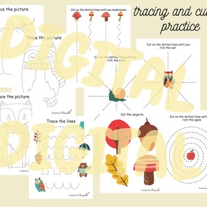 Autumn Preschool Worksheets for Kids, Fall Busy Book Printable ...