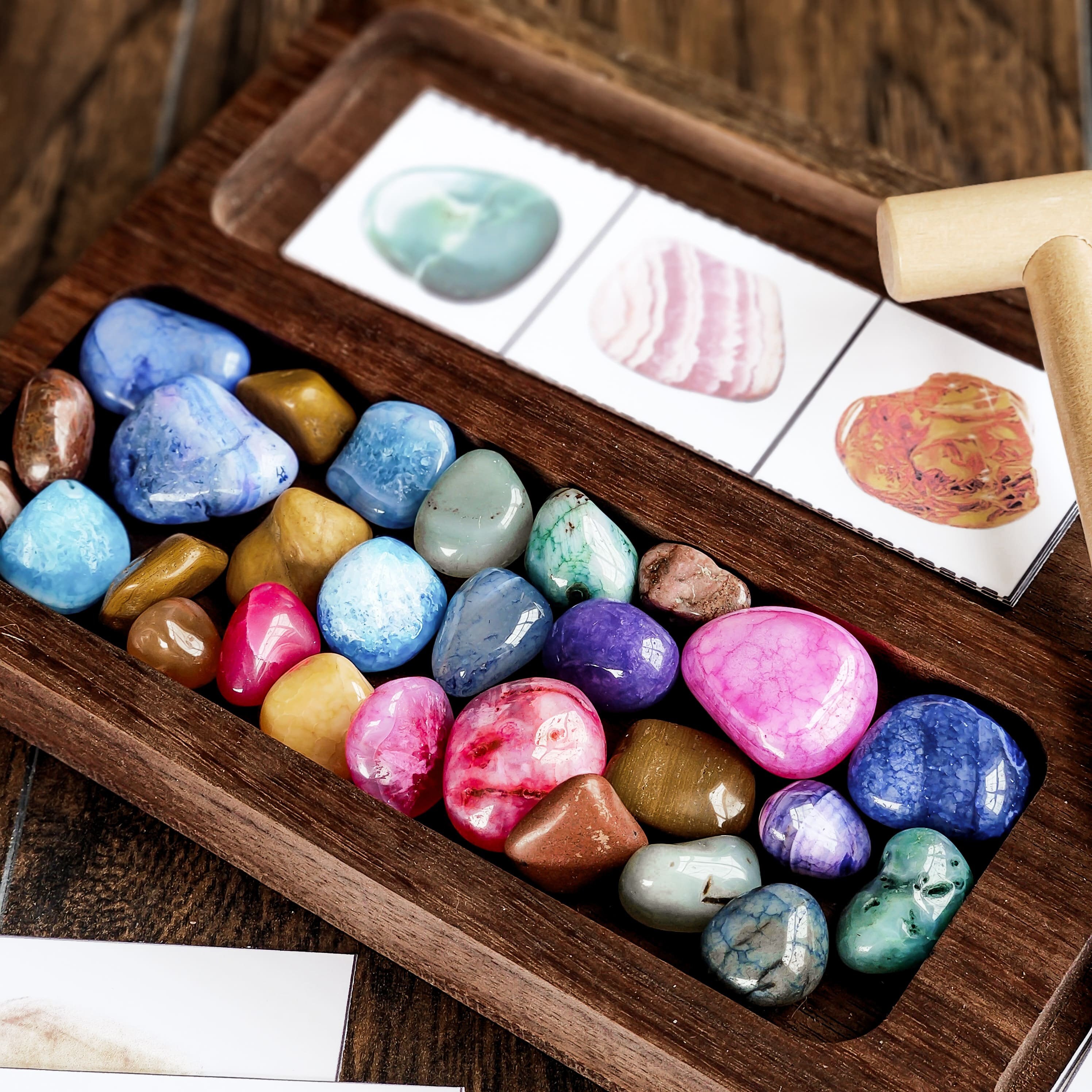 Gemstones Unit Study, Gemstones Three Part Cards, Montessori Material ...