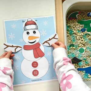 Build a Snowman, Dress up the Snowman, Cut and Glue Activity, Winter ...