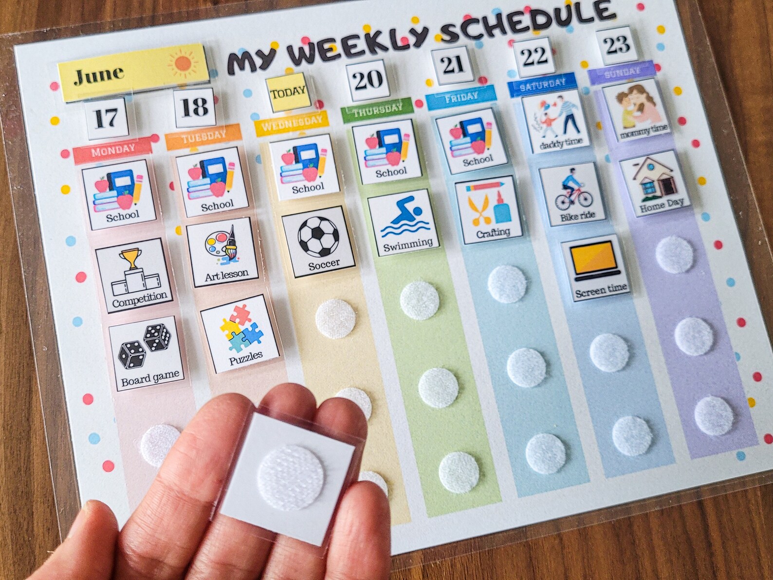 Kids Weekly Planner With Daily Calendar Custom Weekly Visual - Etsy