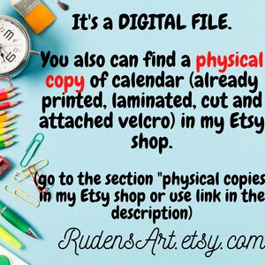 Dutch Daily Calendar and Weather Chart for Kids 2024, Netherlands ...