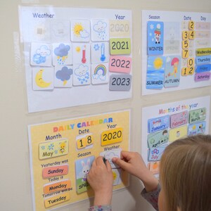 Dutch Daily Calendar and Weather Chart for Kids 2024, Netherlands ...