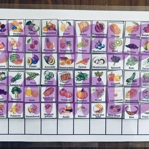 Kids Meal Planner, Visual Weekly Meal Calendar, Kids Menu Template ...