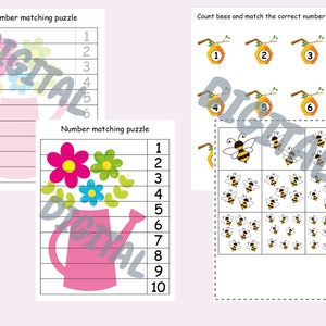 Spring Busy Book Printable for Kids, Spring Activity Workbook for ...