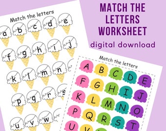 Busy Book Printable Worksheet Matching Activities Toddler - Etsy