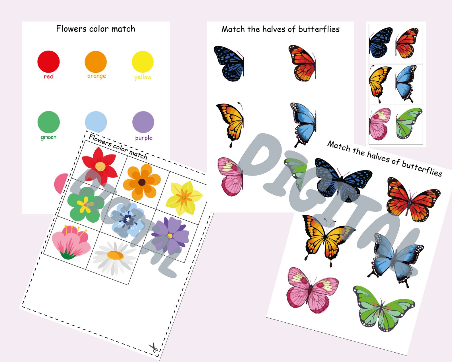 Spring Busy Book Printable for Kids Spring Activity Workbook | Etsy