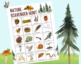 Woodland Scavenger Hunt - Etsy