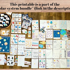 Space Worksheets, Solar System Preschool Printable, Planets Busy Book ...