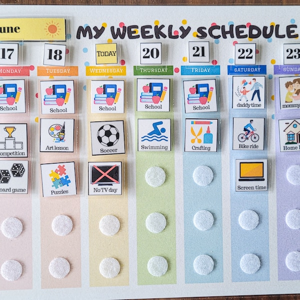 Visual Schedule - Etsy