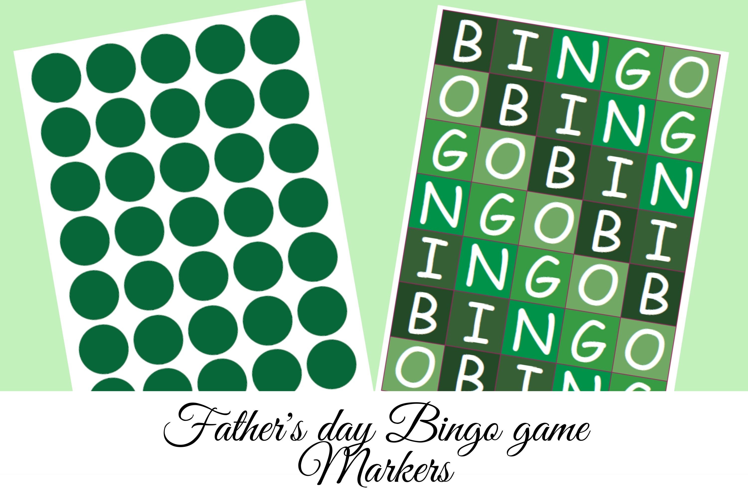 Father's Day BINGO Game, Fathers Day BINGO Cards, Printable Game, Bingo ...