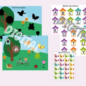 Spring Busy Book Printable for Kids, Spring Activity Workbook for ...