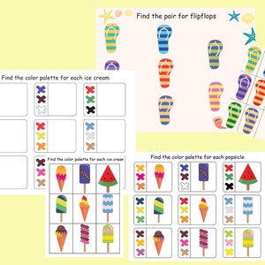 Summer Activity Book, Beach Busy Book Toddler Printable, Learning Book ...