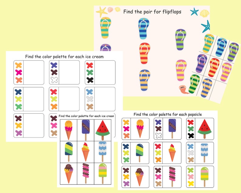 Summer Activity Book Beach Busy Book Toddler Printable - Etsy