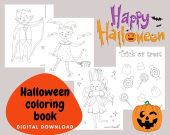 20 FUN Halloween Coloring Sheets for KIDS Printable - Etsy