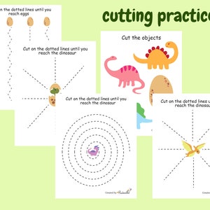 Dinosaur Preschool Worksheets for Kids, Dino Busy Book Printable ...