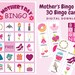 Mother's Day BINGO Game, Mother's Day BINGO Cards, Mothers Day Activity ...