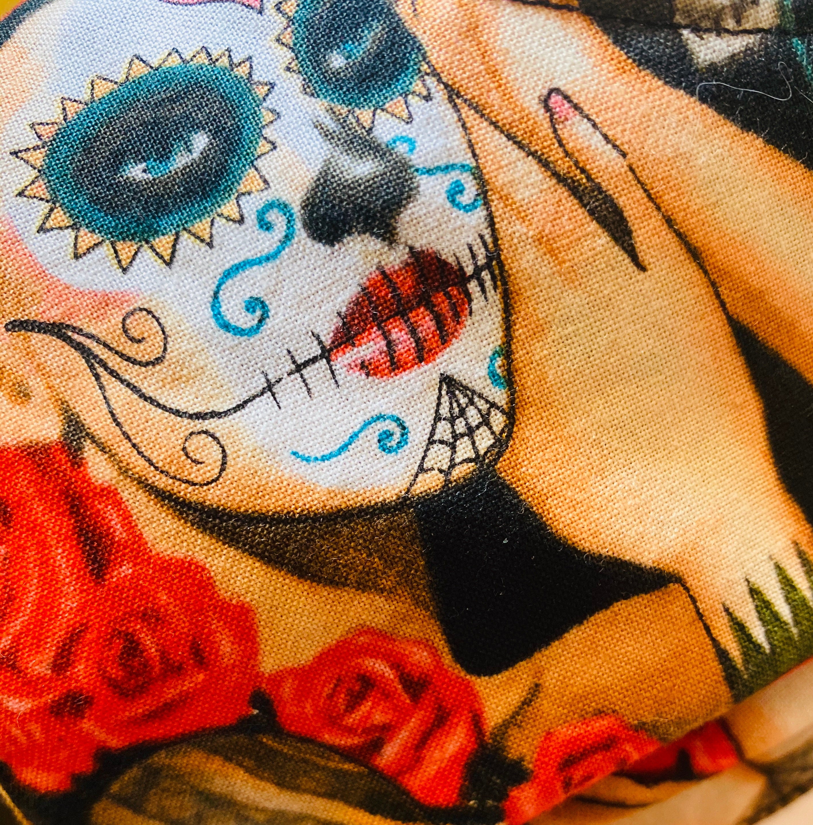 Day of the Dead dia De Los Muetos Sugar Skull Pinuplove and - Etsy