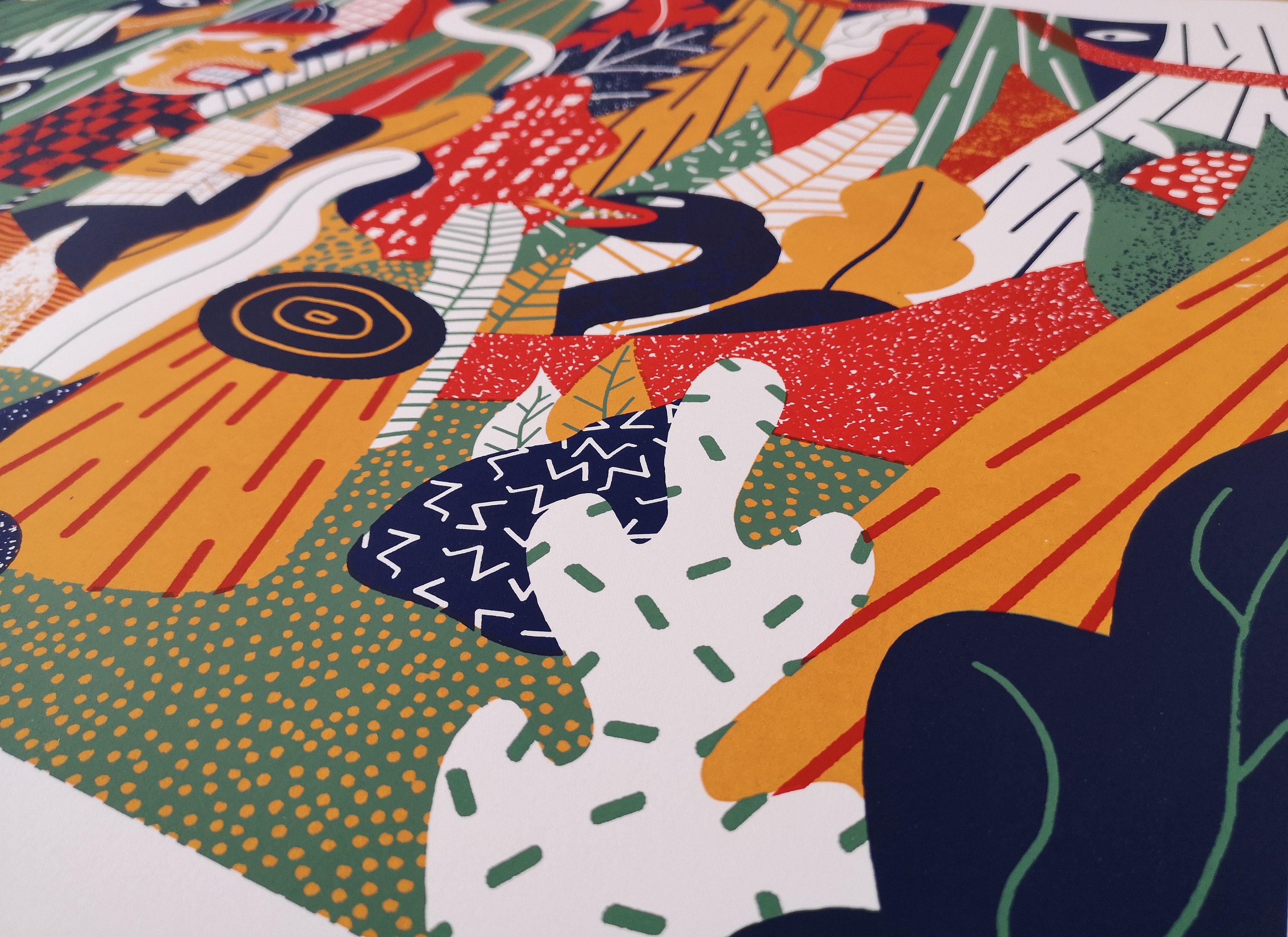 Serigraphy Poster, 50 X 70 Cm - Etsy