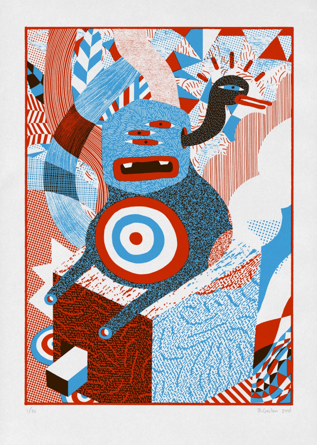 Serigraphy Print - Etsy