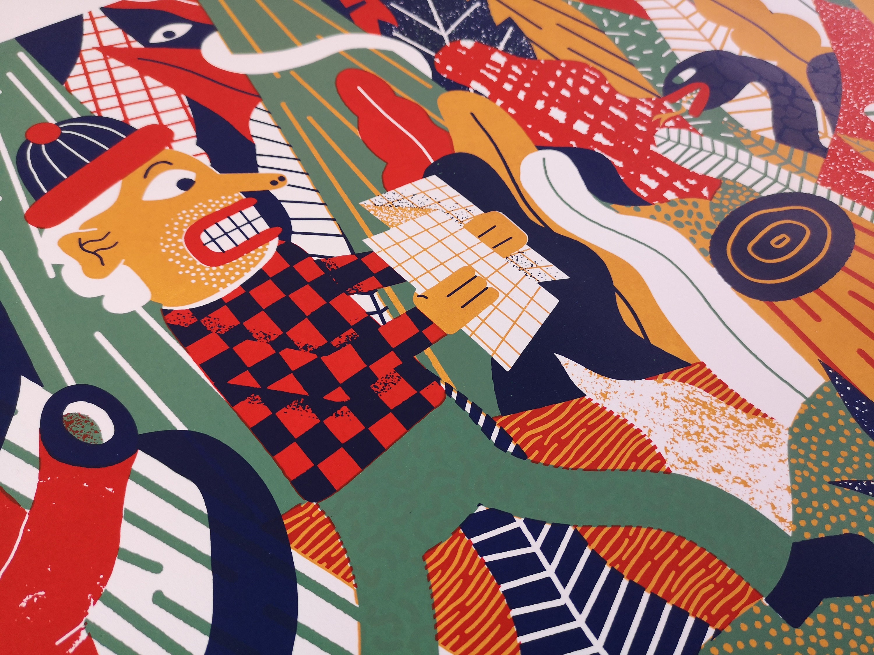 Serigraphy Poster, 50 X 70 Cm - Etsy