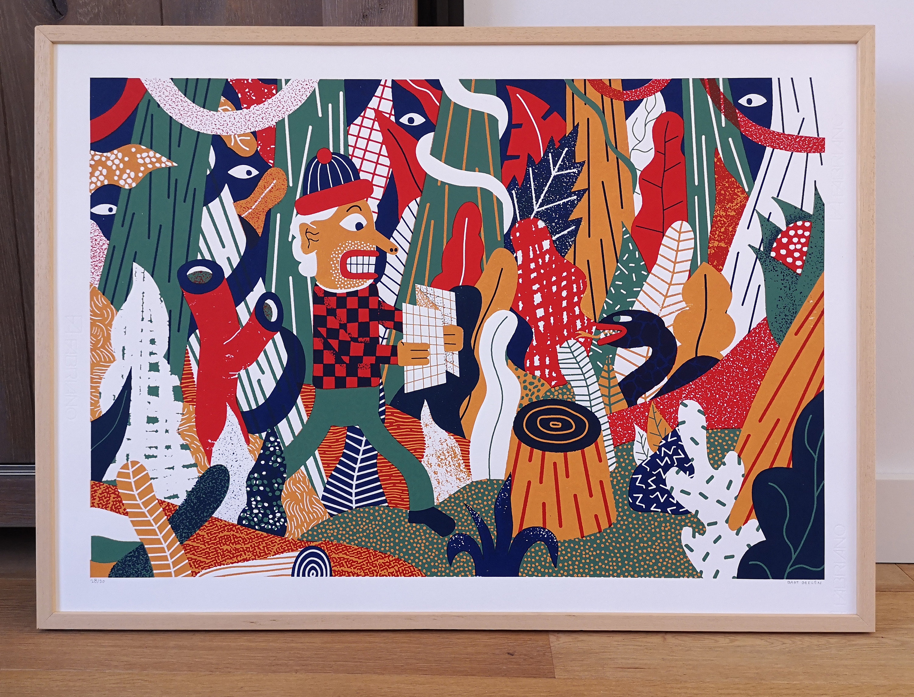 Serigraphy Poster, 50 X 70 Cm - Etsy