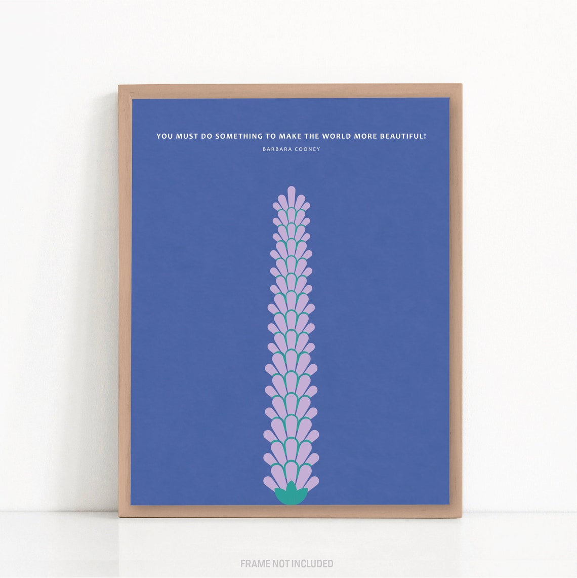 Miss Rumphius Print Barbara Cooney Minimalistic | Etsy