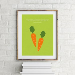 The Runaway Bunny - Children's Book Quote Print - Margaret Wise Brown ...