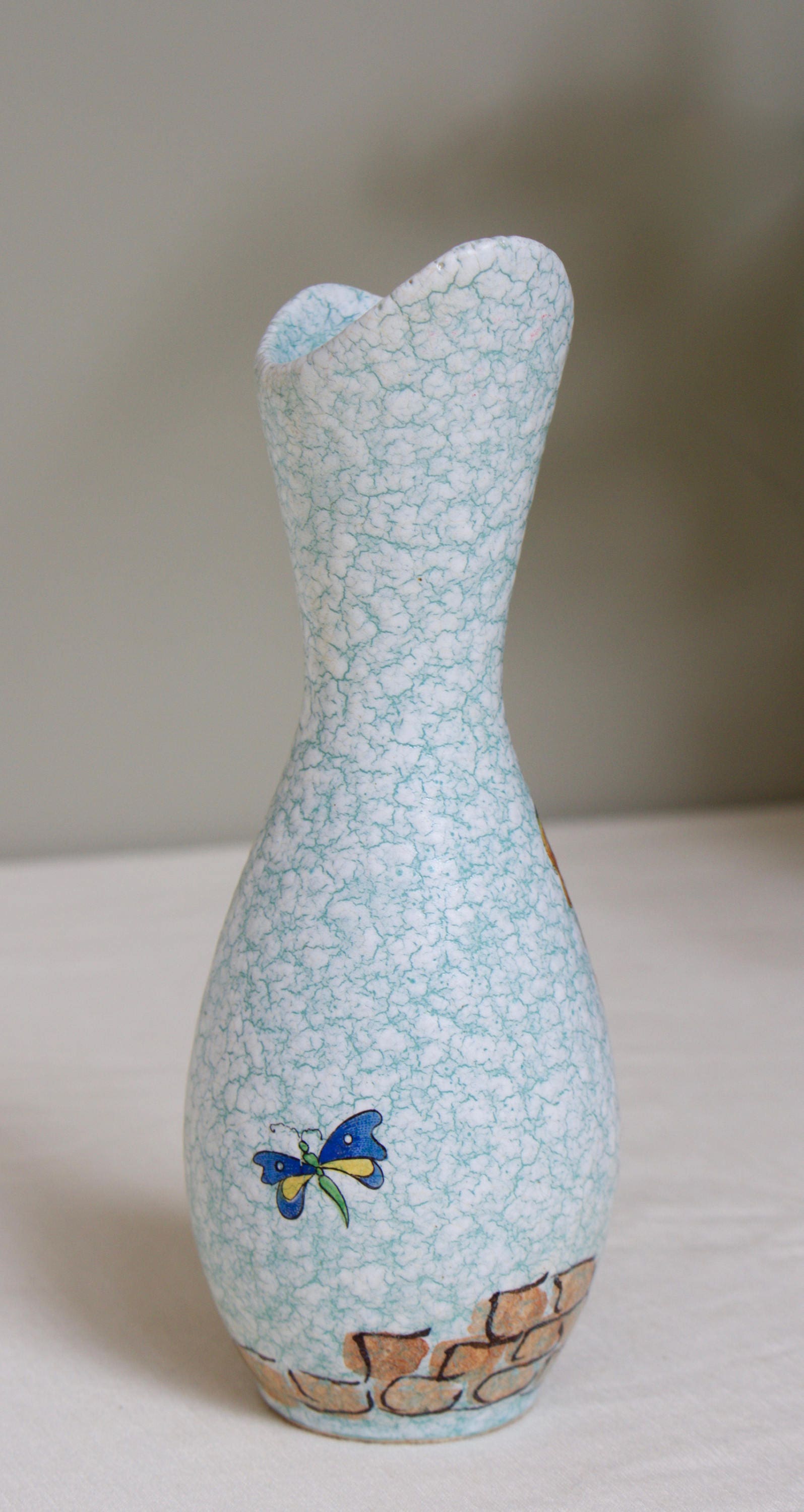 Marzi and Remy 1025: 1950s West German Ceramic Fat Vase With - Etsy UK
