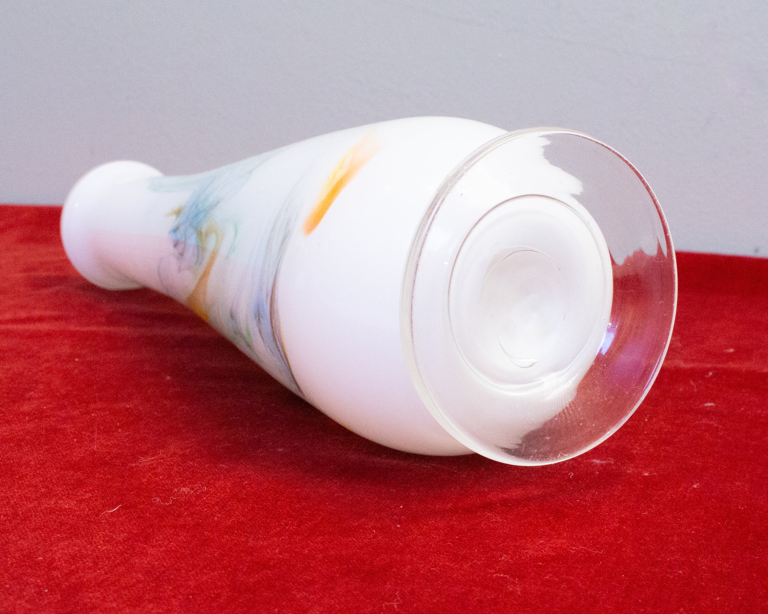 Dalian Glass Co: Vintage Chinese Glass Snowflake Vase - Etsy Australia