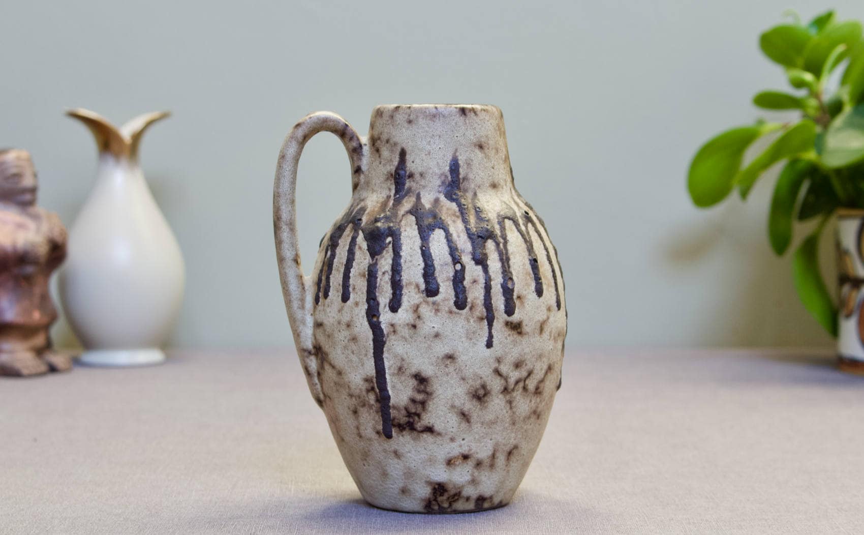 Vases Home Décor Form 414 with Grey Monochrome Textured Glaze West ...