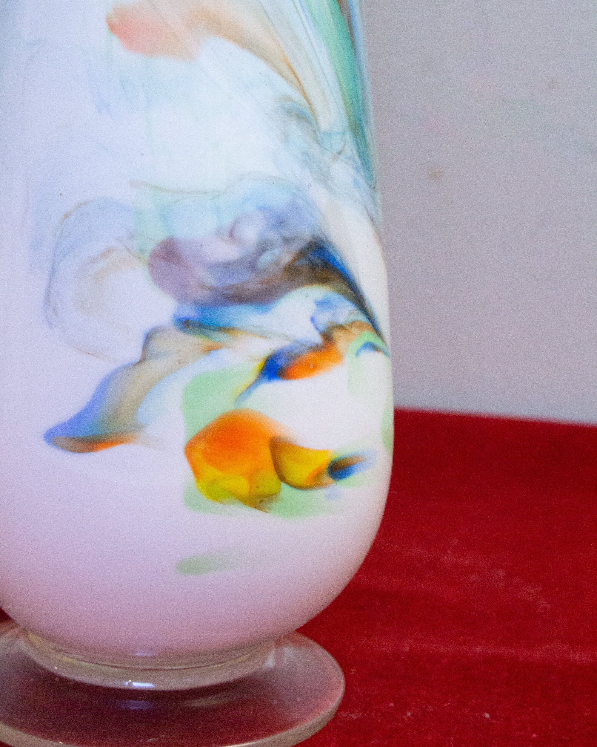 Dalian Glass Co: Vintage Chinese Glass Snowflake Vase - Etsy Australia