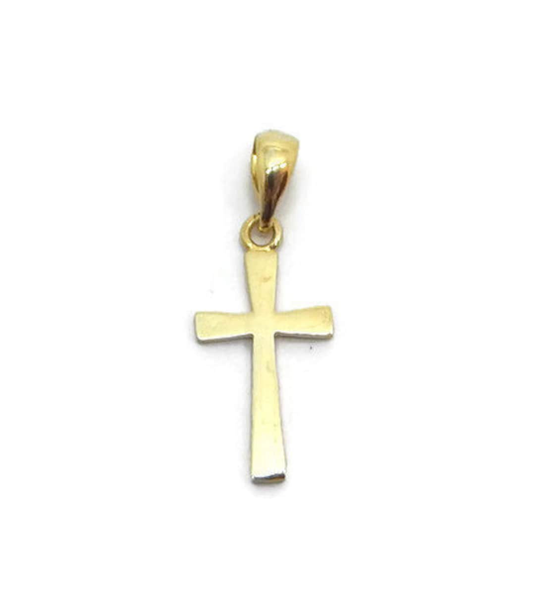 Cross Germanic Pendant 14k Yellow Gold!! - Etsy