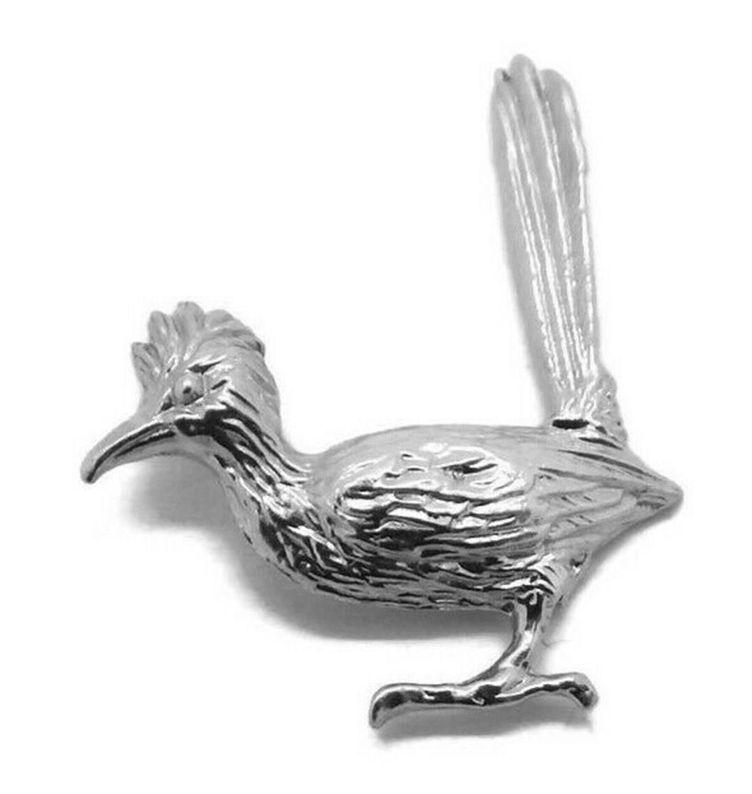 Roadrunner Vogel Charm Anhänger Sterling Silber.925. - Etsy.de