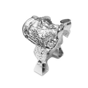 Saddle Ring Men .925 Sterling Silver Very Detail 100% Handmade by Us ...